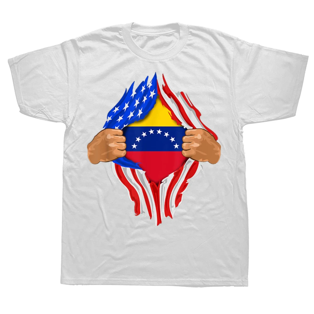 Funny-Venezuelan-Blood-Inside-Me-Venezuela-Flag-T-Shirts-Summer-Graphic ...