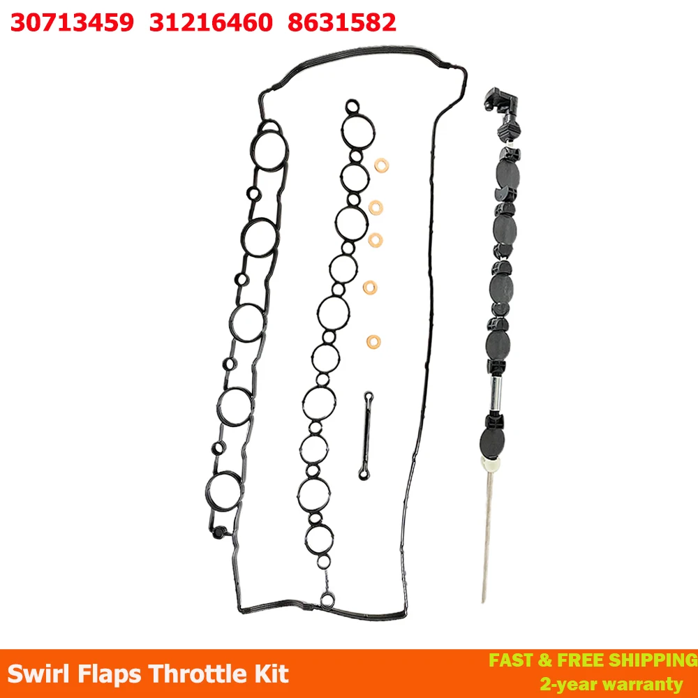 Swirl-Flaps-Throttle-Repair-Kit-Set-30777650-Replacement-For-Volvo-C70 ...