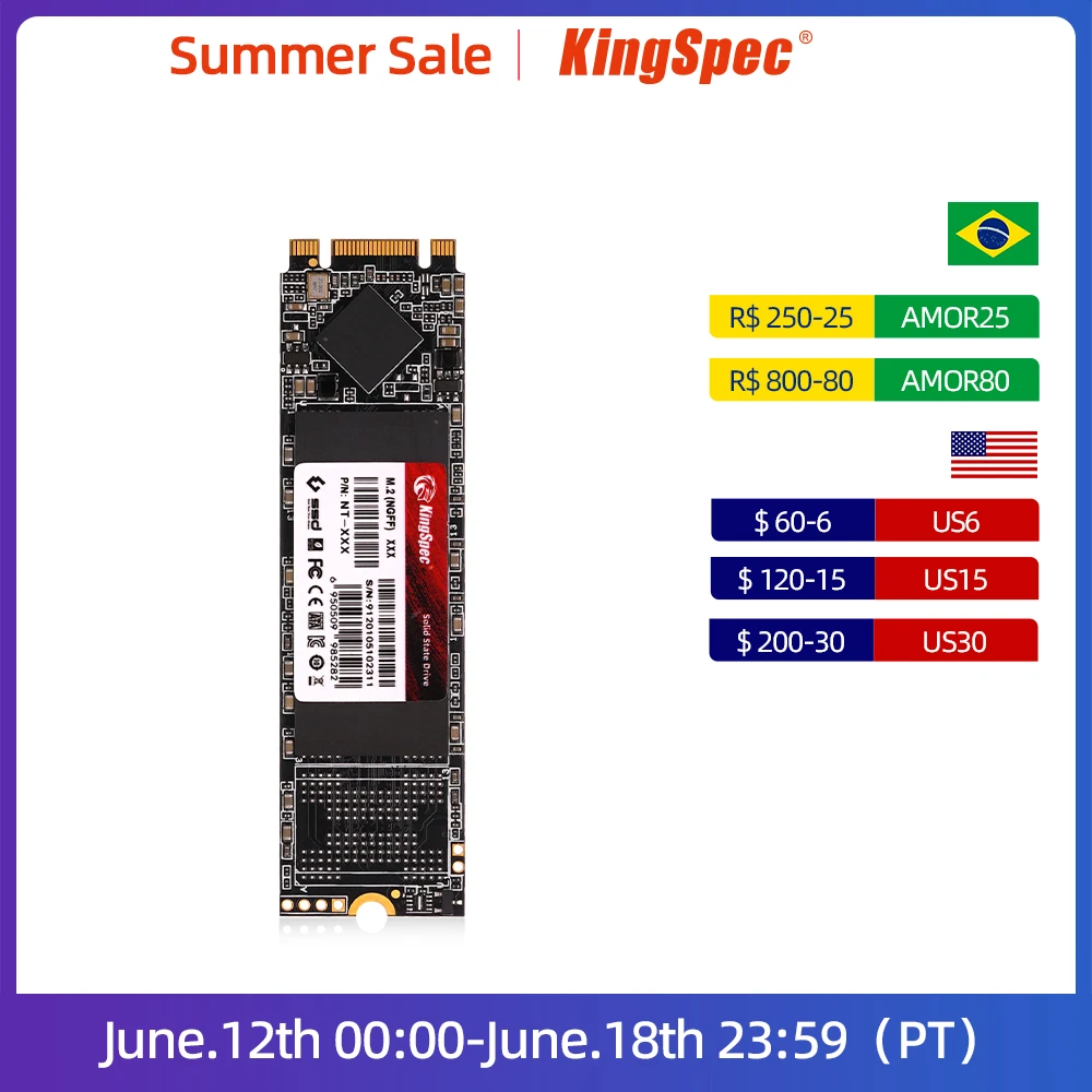 Kingspec m.2 ssd ngff, 128gb, 256gb, 512gb, 1 também, 2 também, sata, 2280, sata3, 6gb, unidade ...