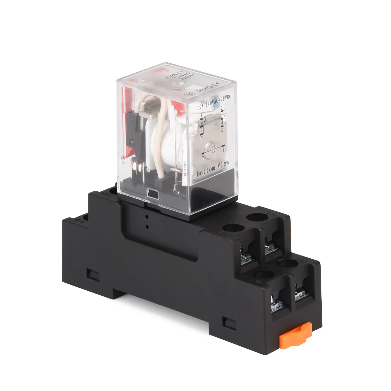 APIELE-12V-24V-DC-High-Low-Power-5-10A-Coil-Electromagnetic-Power-Relay ...