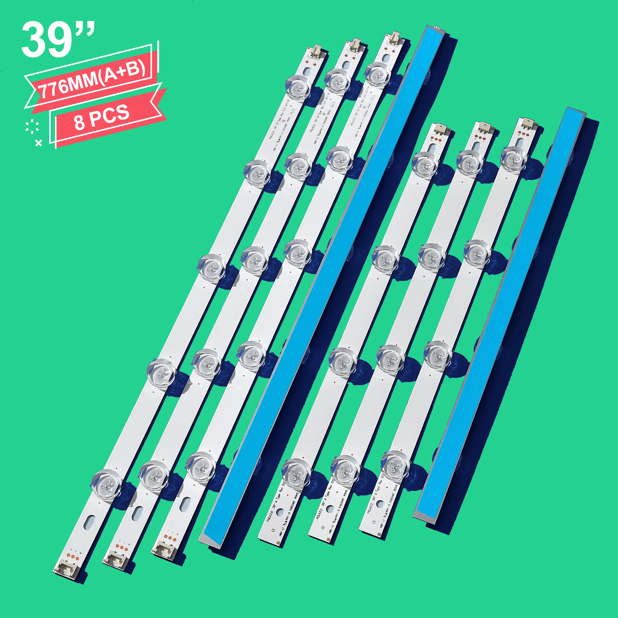 Led Backlight Strip 9 Lamp For Lig 39" Tv 39ln5100 Innotek Pola2.0 39 ...