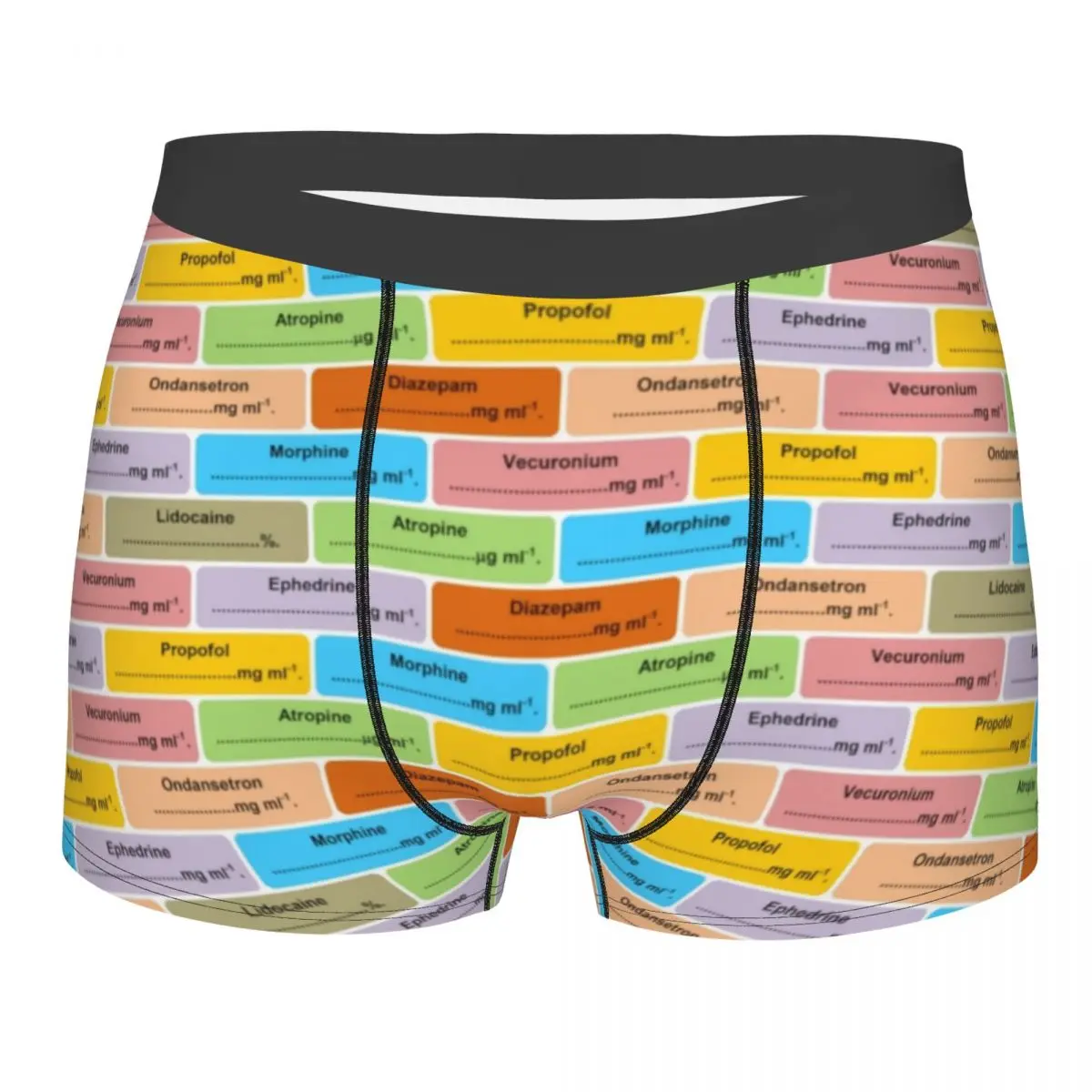 Custom-Medical-Nurse-Anesthesia-Medication-Labels-Underwear-Men-Stretch ...