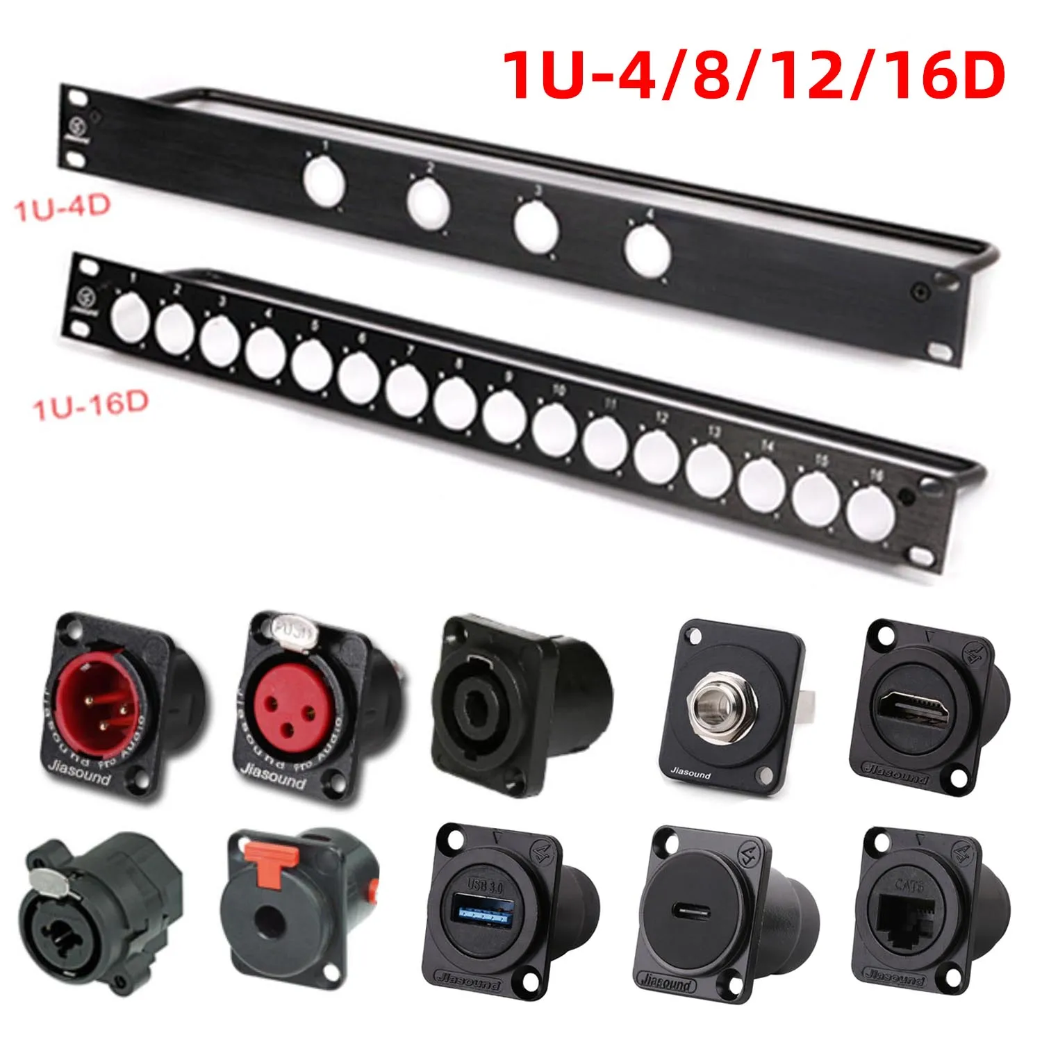 Pannello-Patch-Rack-1U-fai-da-te-4-8-12-16-vie-1U-2U-24Way-XLR.jpg