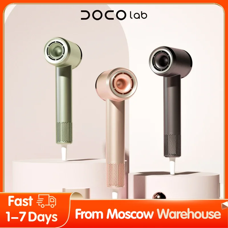 DOCO-High-Speed-Hair-Dryer-Negative-Ions-Hairdryer-Straightener-525g ...