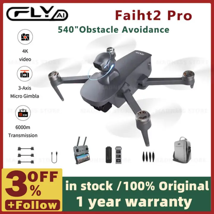 CFLY-Faith2pro-Drone-3-Axis-Gimbal-Camera-4K-Video-5-Directions-of ...