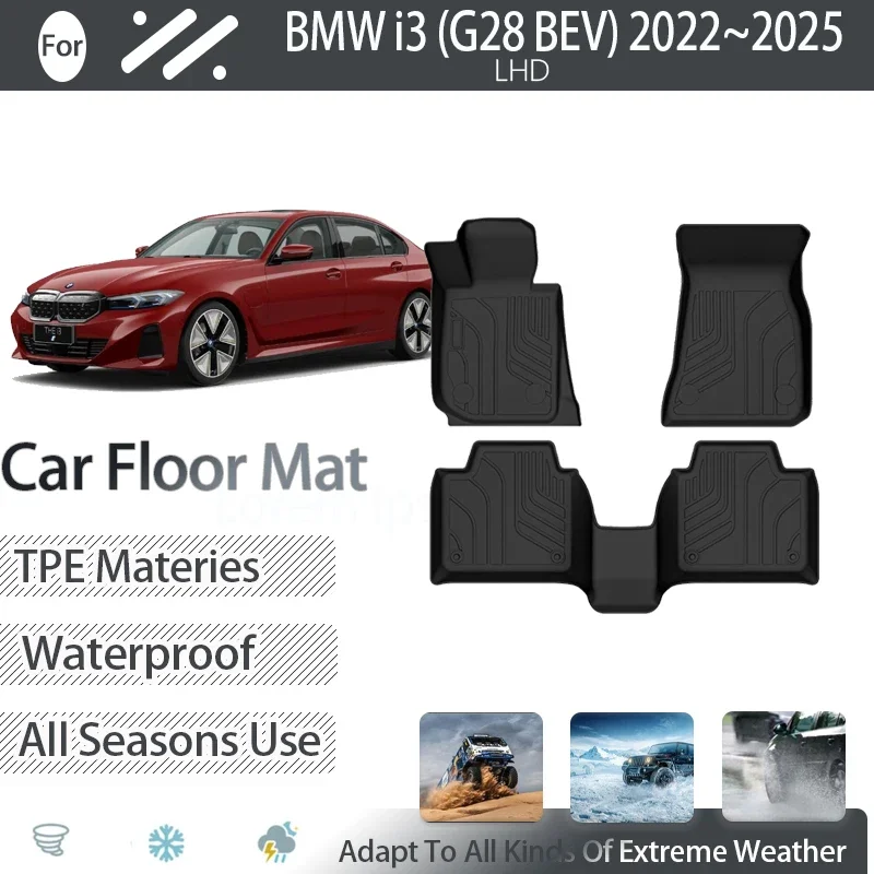 Car Floor Mats For BMW i3 eDrive 35 L G28 BEV 2022 2023 2024 2025 ...