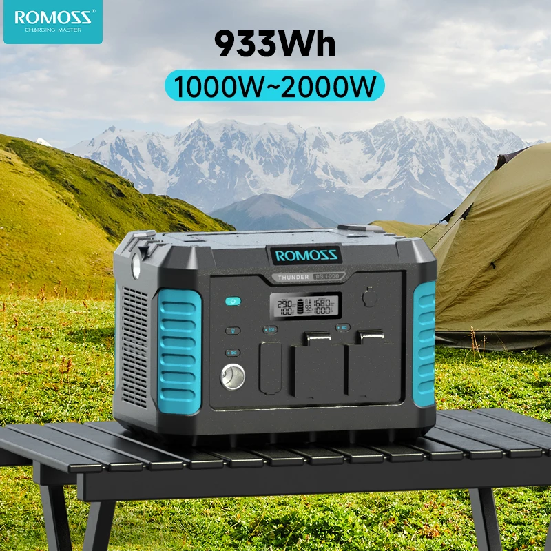 Romoss – Centrale Électrique Portable 1000w-2000w, 933wh, 220v Ac ...