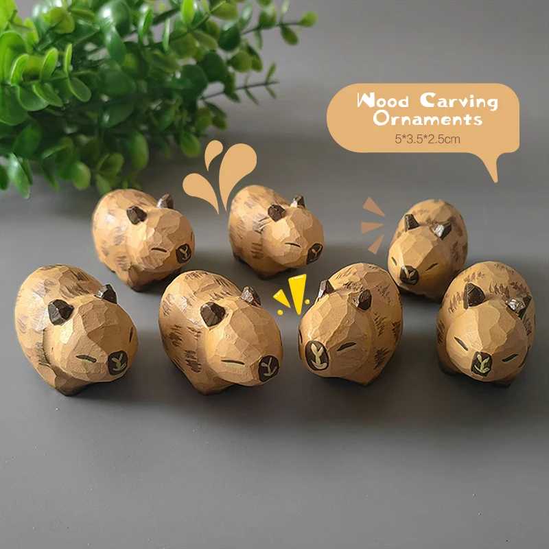Cute-Capybara-Wood-Carving-Ornaments-Capybara-Wooden-Crafts-Desktop ...