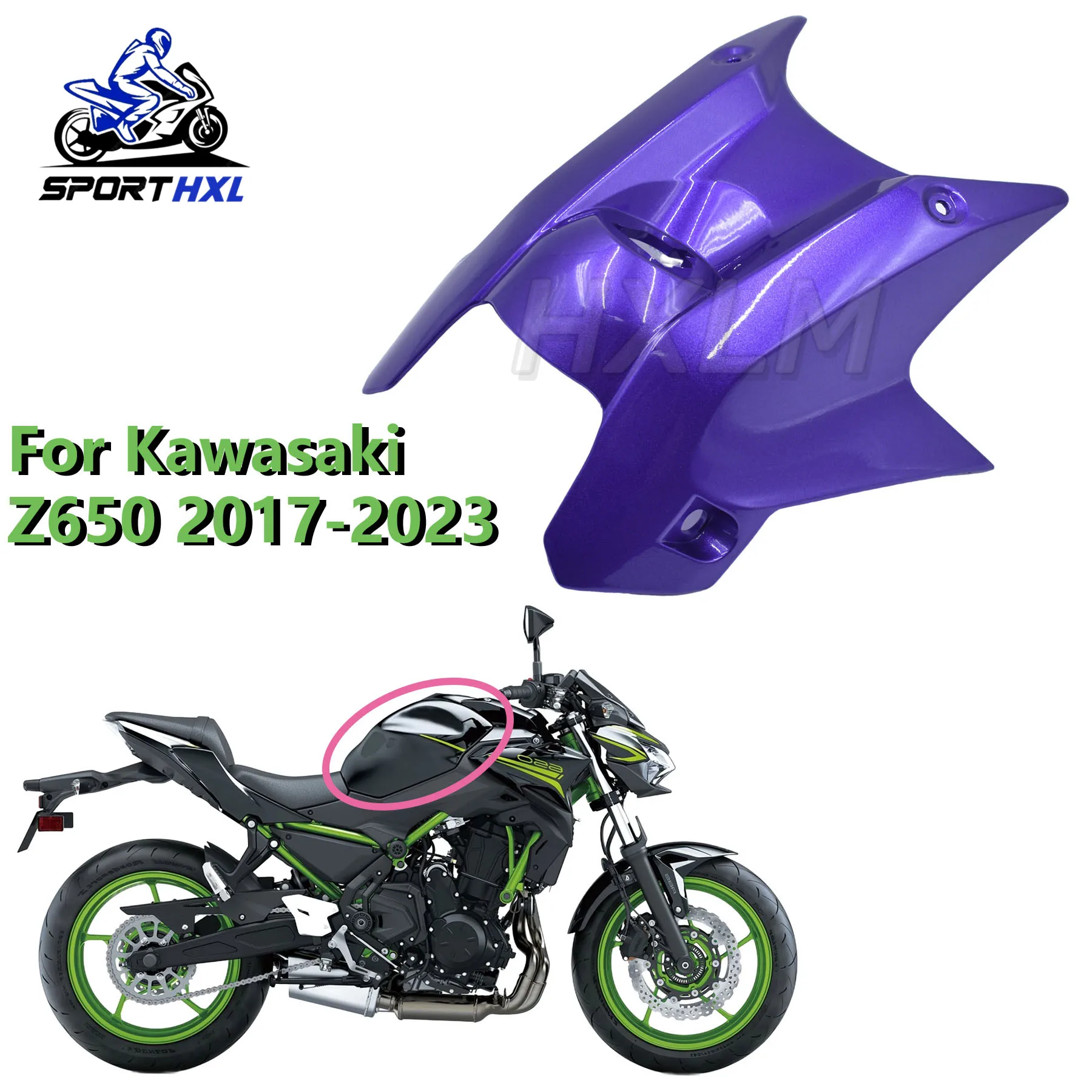Motorcycle Fuel Gas Tank Cover Fairing Protector For Kawasaki Z650 ...