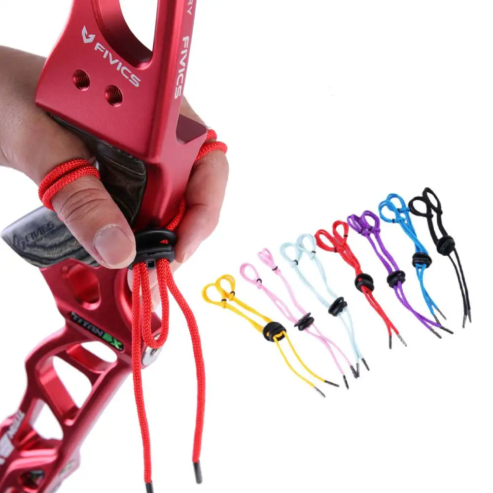 Archery-Finger-Sling-Adjustable-Handmade-Archery-Guard-wrist-Rope-for ...