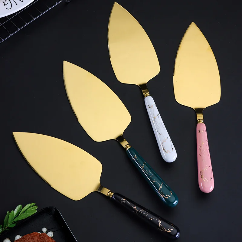 Stainless-Steel-Serving-Cake-Gold-Spatula-Pie-Pastry-Cutting-Knife ...