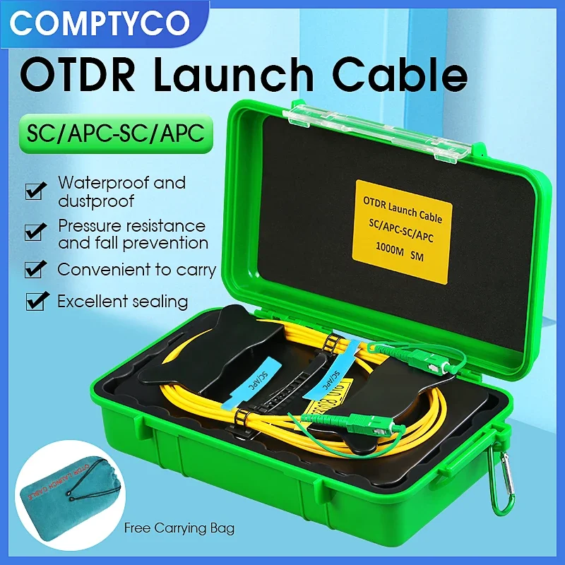 COMPTYCO-SC-APC-SC-APC-Fiber-Optic-OTDR-Launch-Cable-Box-1310-1550nm ...