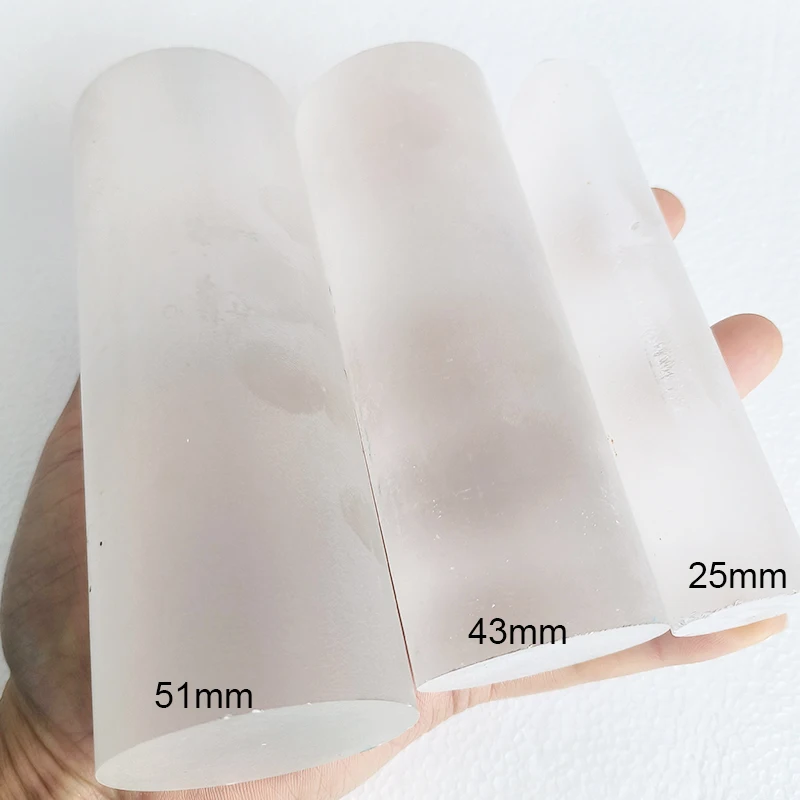 1kg Cylindrical Raw Material Synthetic Corundum White Rough Stone For ...