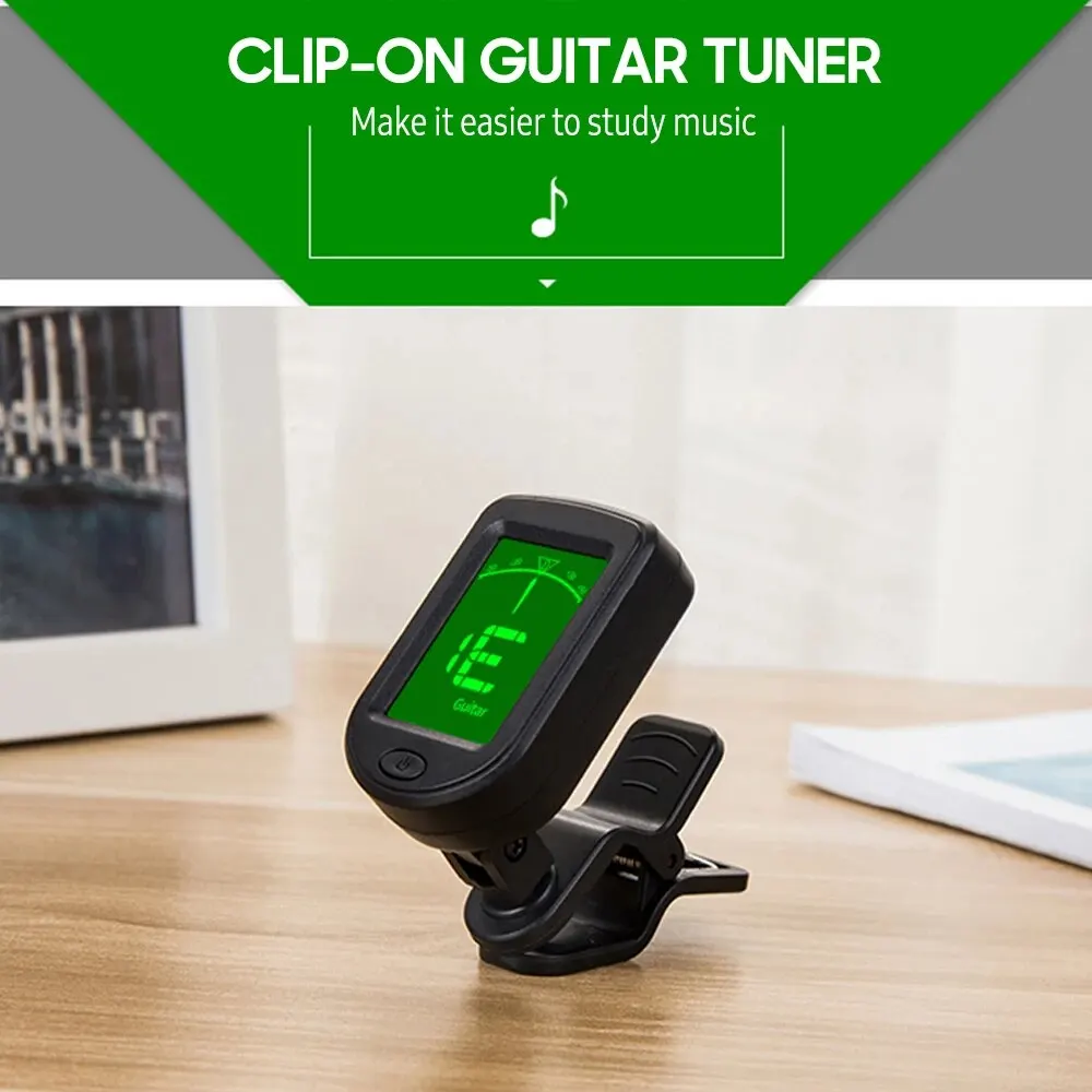 T-02-Guitar-Tuner-Clip-on-Chromatic-Digital-Tuner-LCD-Display-Mini ...