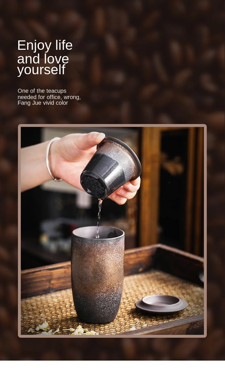 Tasse à café,Tasse à café expresso en grès rétro,tasse à thé en ...