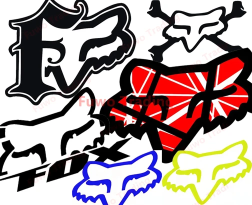 High-Quality-Fox-Head-Car-Sticker-Motorcycle-Racing-Laptop-Helmet-Trunk ...