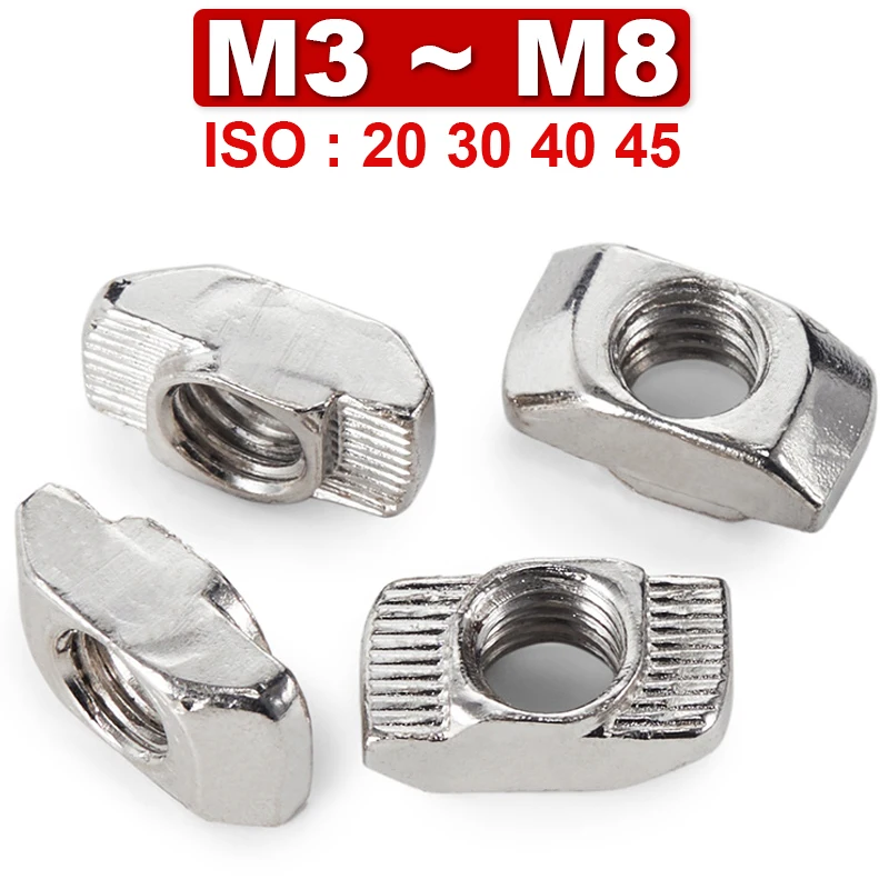 Aluminum Extrusion Profile Groove | Aluminum Nut Fasten Connector - M3 ...