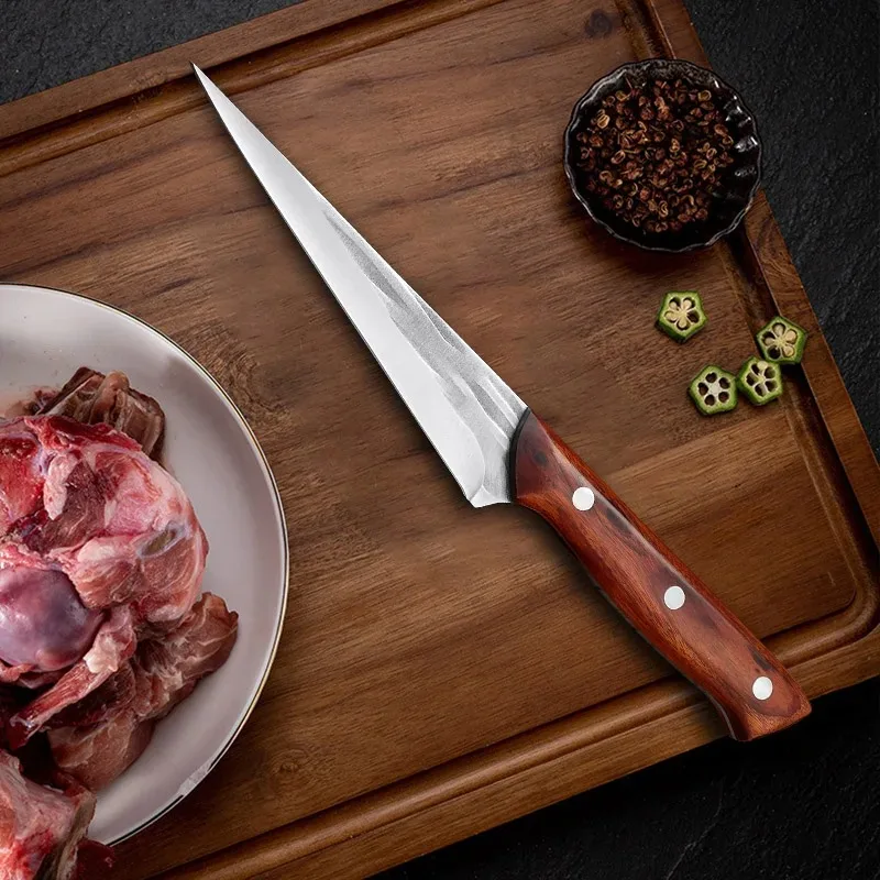 Kitchen-Boning-Knife-Hand-forged-Filleting-Carving-Boning-Knife-Sharp ...