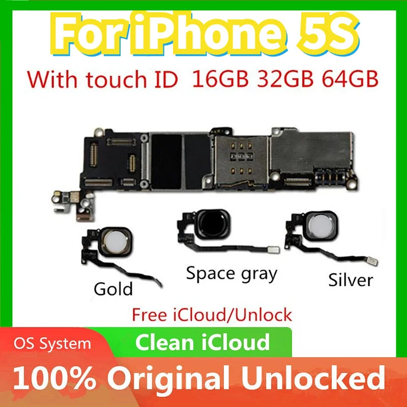Unlocked-for-Iphone-5S-Motherboard-with-IOS-System-Original-Logic-Board ...