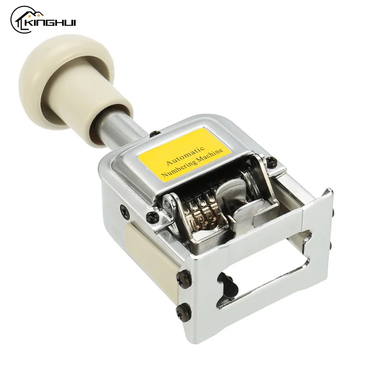 Automatic Number Machine Stick Stamp 7 Digit Numbering Machine Into The ...