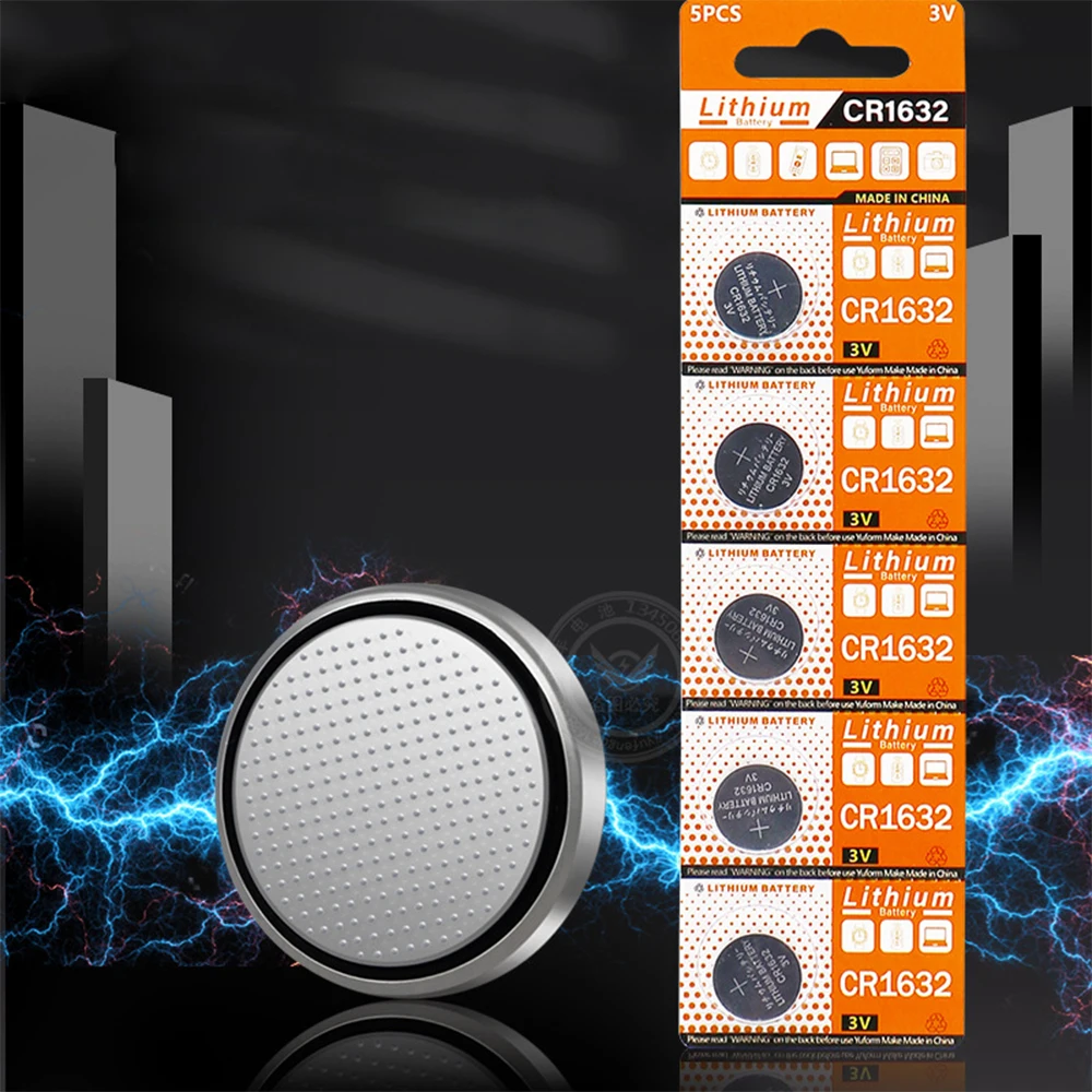 3V-125mAh-CR1632-Coin-Cells-Batteries-CR-1632-DL1632-BR1632-LM1632 ...