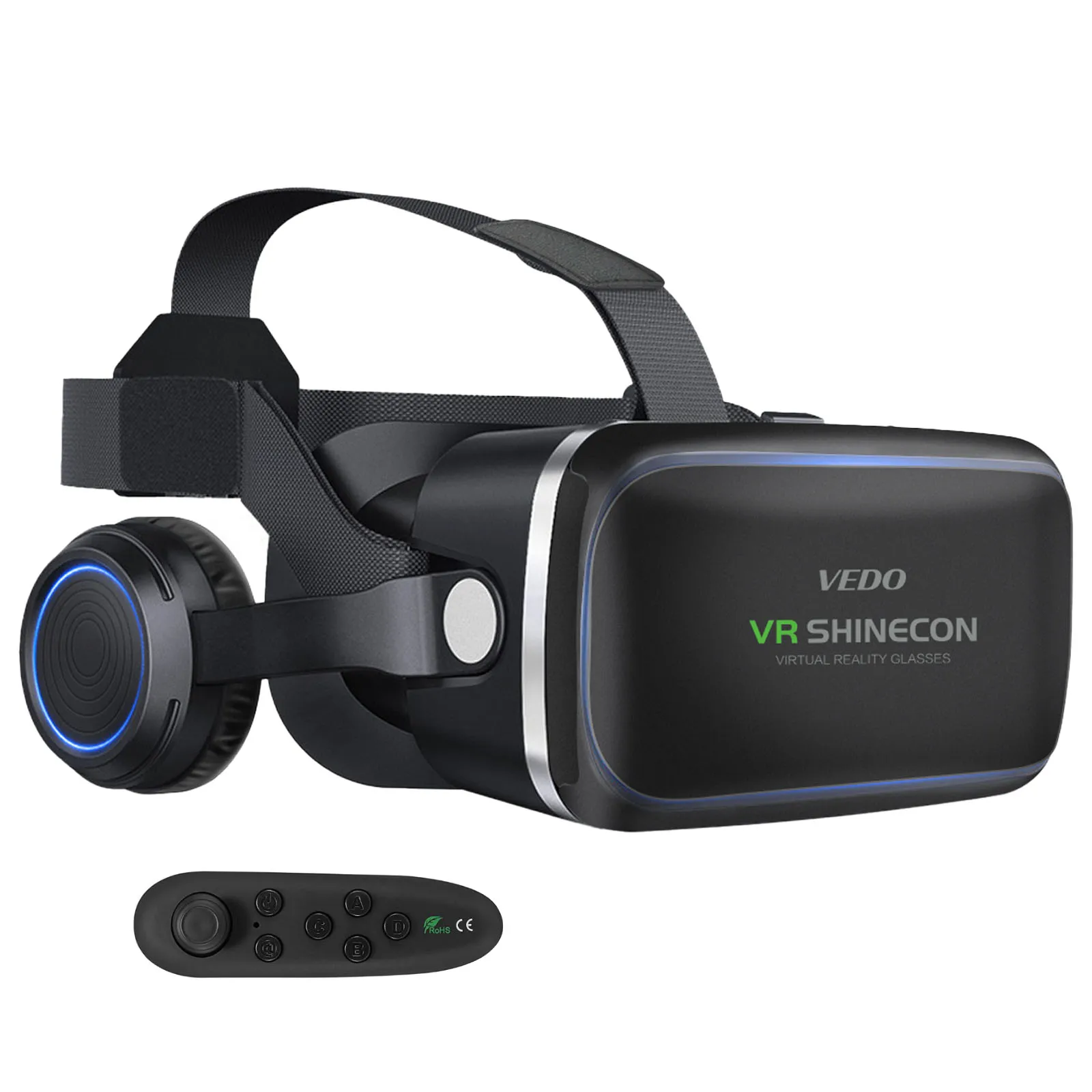 Shinecon Viar 3D Realidade Virtual Óculos de realidade virtual ...