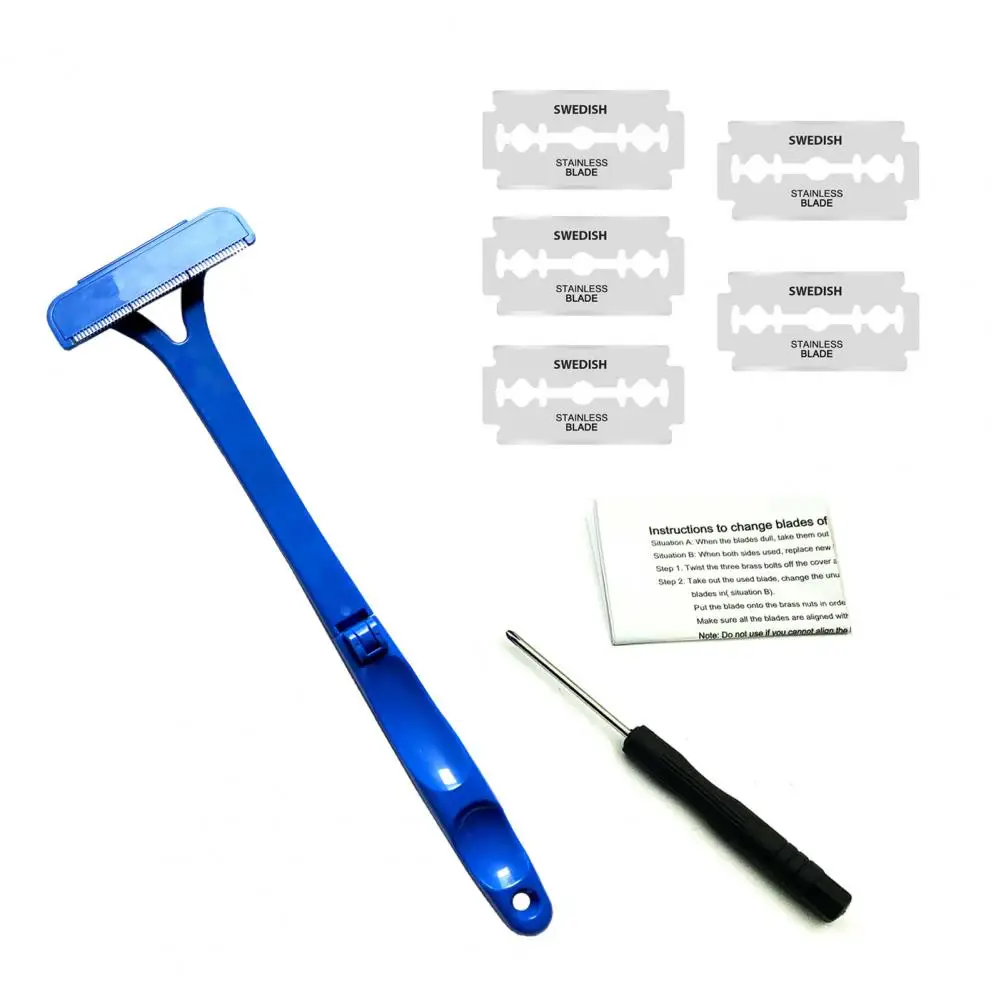 Safety-Men-Long-Handle-Folding-Shaving-Knife-Body-Shaver-Back-Hair ...