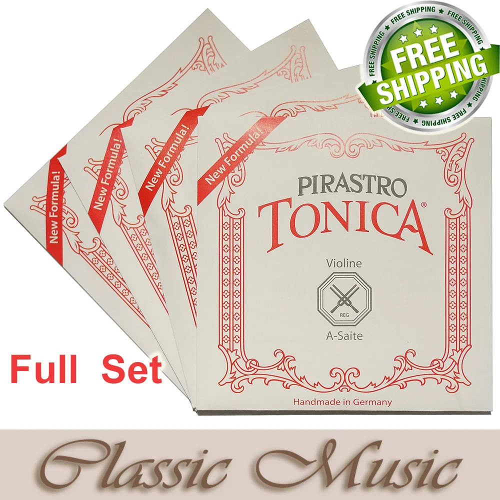 Original Pirastro Tonica Violin Strings Full Set (412021) , Ball End ...