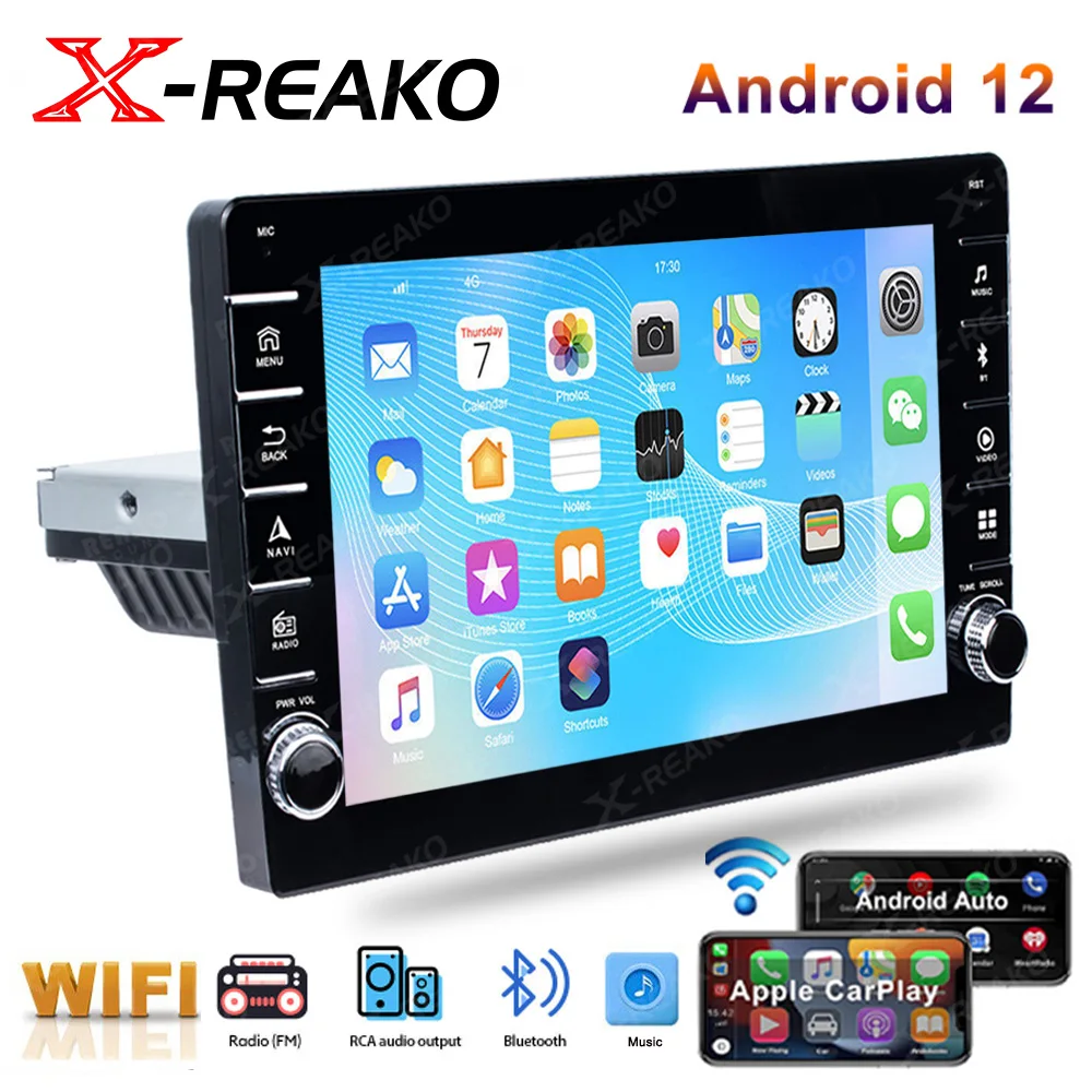 X-REAKO-9-Android-12-Multimedia-Player-Auto-CarPlay-Screen-Car-Radio ...