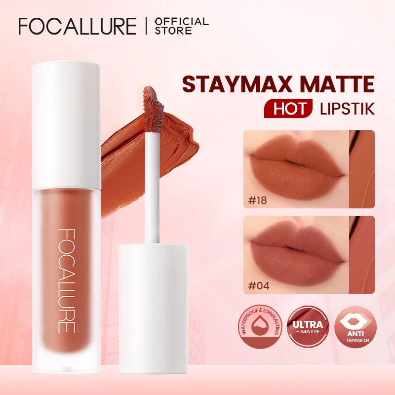 FOCALLURE-Waterproof-Matte-Liquid-Lipstick-Long-lasting-Velvet-Non ...