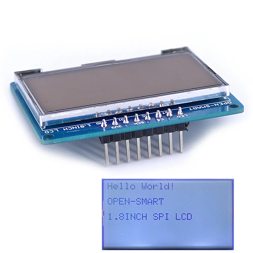 OPEN-SMART With Backlight LED 3.3V 1.8 Inch 128 * 64 Serial SPI ...