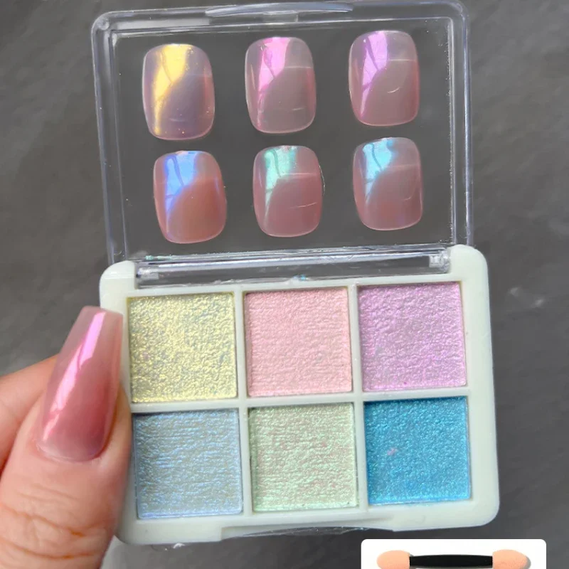 1PS-6colors-Solid-Magic-Mirror-Powder-Nail-Glitter-Mirror-Illusion ...