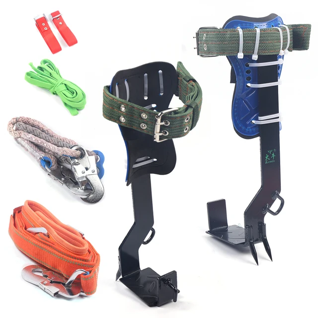 Notch Gecko Steel Climbers Tree Climbing Spikes Set, Arborist Climbing ...