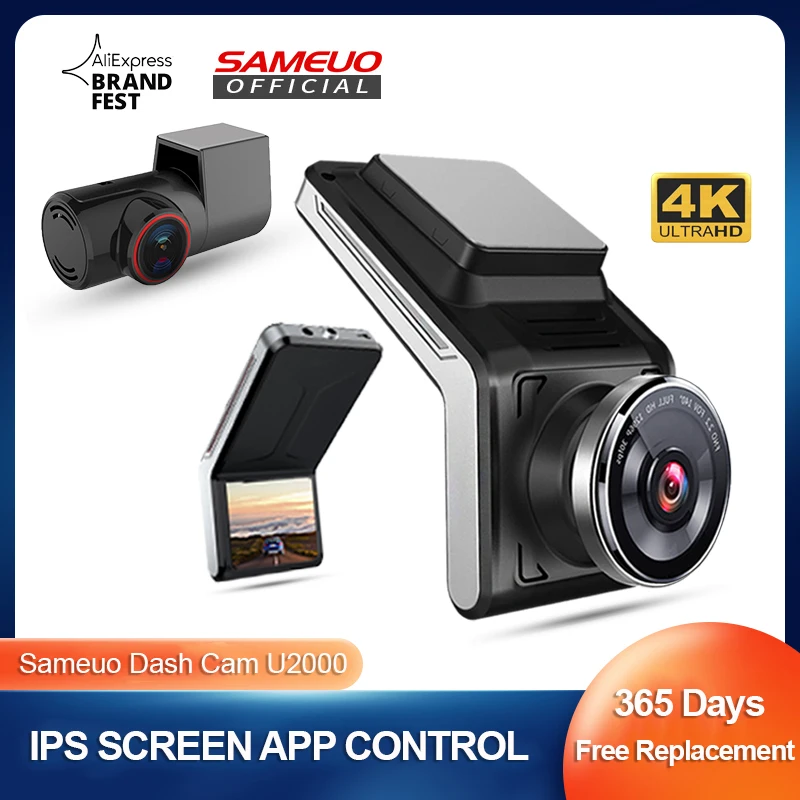 Dash-cam-4k-front-and-rear-recording-dashcam-video-recorder-Auto-wifi ...