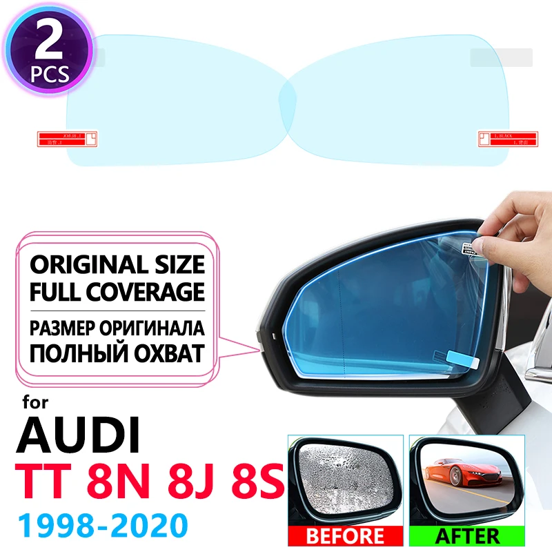 Full Cover Anti Fog Film Rainproof Rearview Mirrors for Audi TT 8n 8j ...