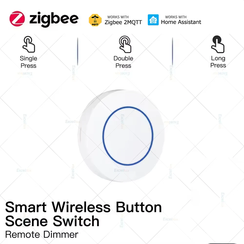 Zigbee Wireless Switch Push Button Smart Scene Switch Smart Home ...