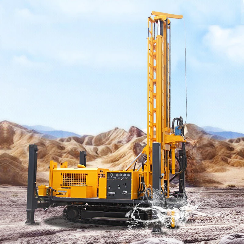 Petit-appareil-de-forage-de-puits-hydraulique-Diesel-Portable-Machine ...