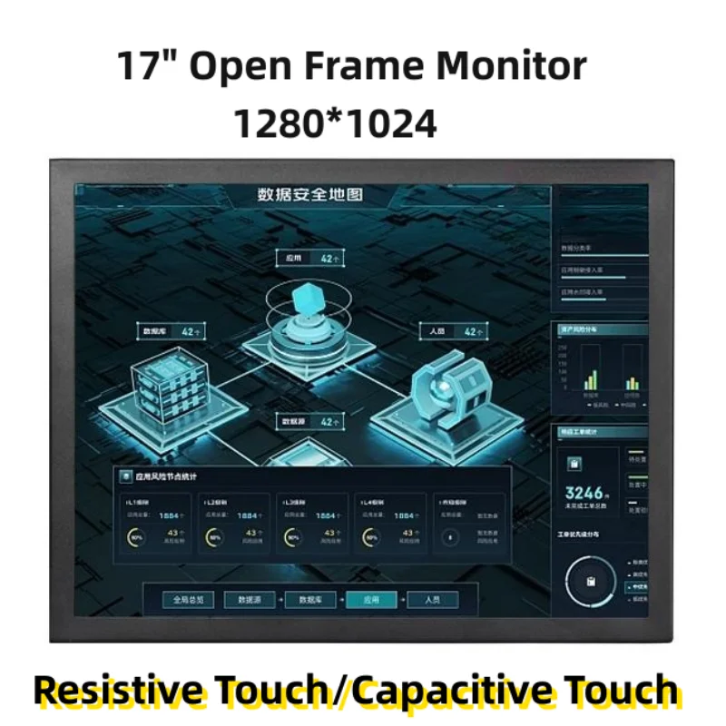 ZHIXIANDA-Monitor-de-pantalla-t-ctil-capacitiva-resistiva-montaje-en ...