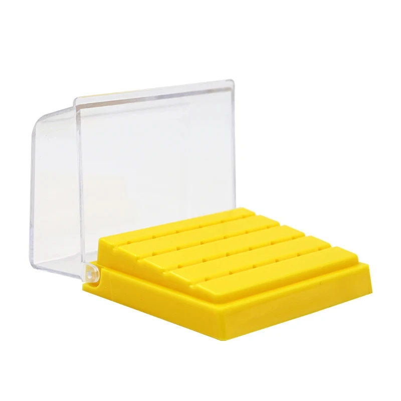 24Holes-Dental-Plastic-Bur-Holder-Disinfection-Carbide-Burs-Block ...