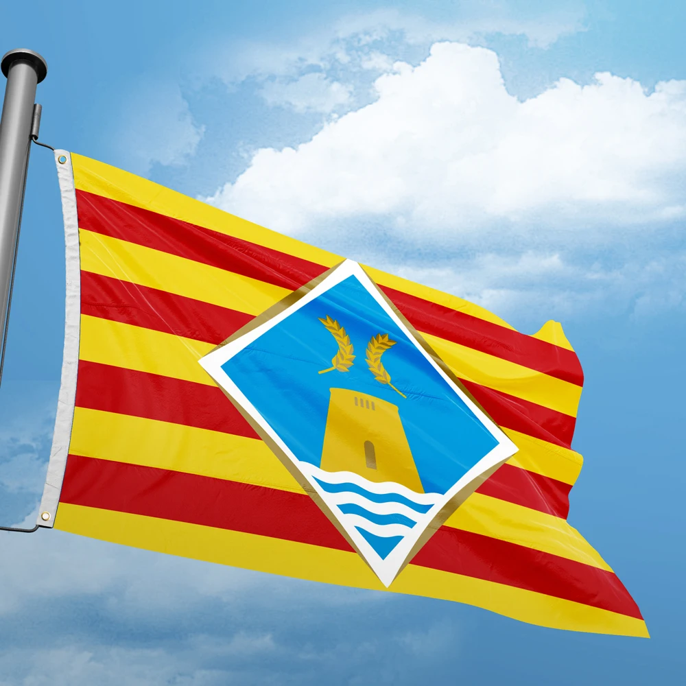 Vlag Van Formentera Balearic Eilanden 3 5FT 90 150Cm Spanje Vlaggen Vlag Van Formentera Balearic Eilanden 3 5FT 90 150Cm Spanje Vlaggen