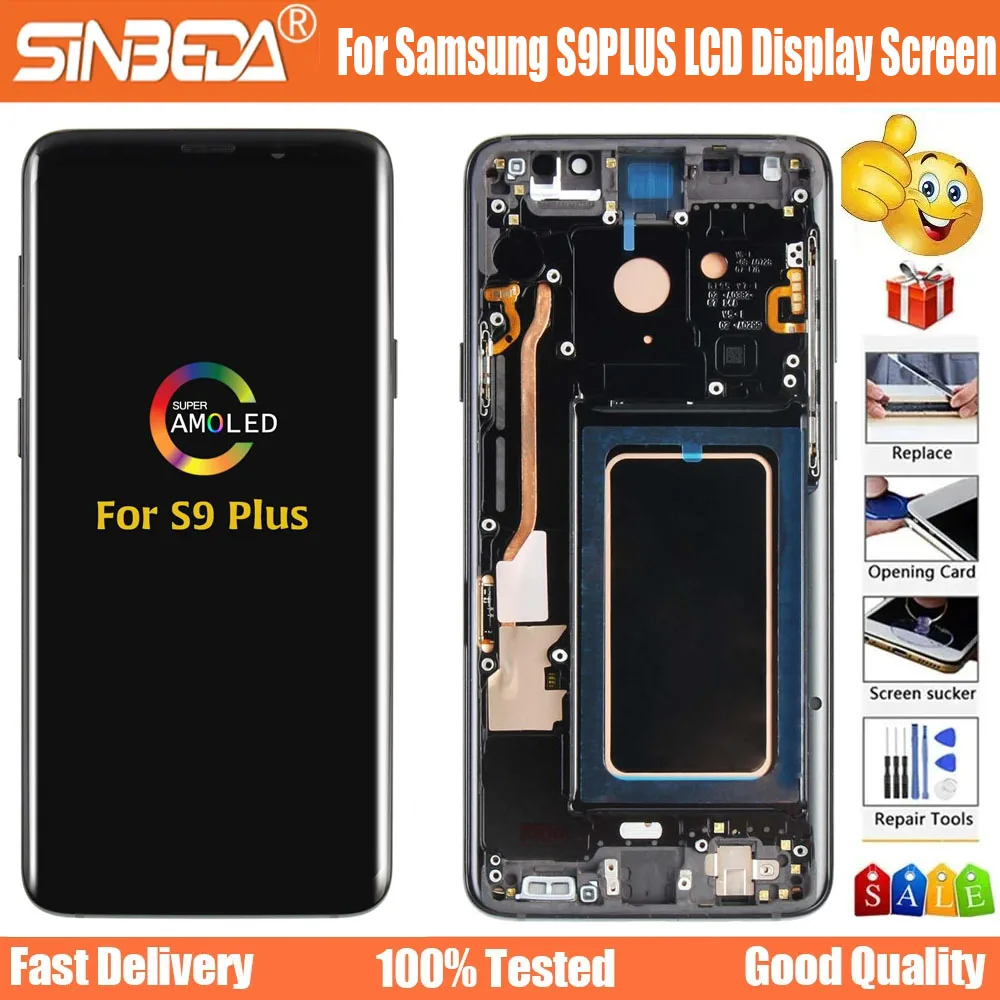 Super-AMOLED-For-samsung-s9plus-Lcd-Display-Touch-Screen-Digitizer ...