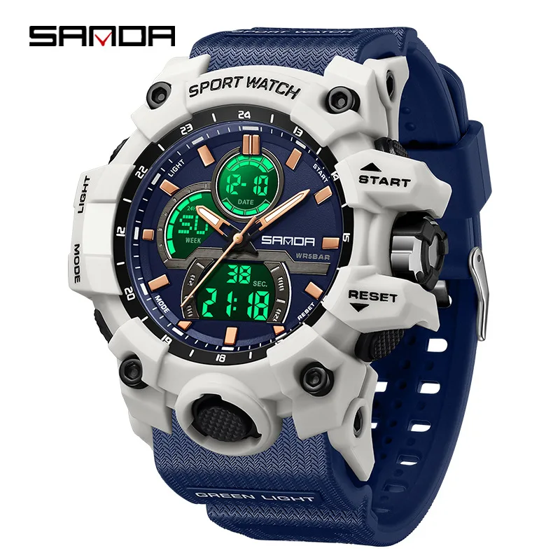 SANDA-6198-Men-s-Electronic-Watch-Fashion-Cool-Outdoor-Sports ...
