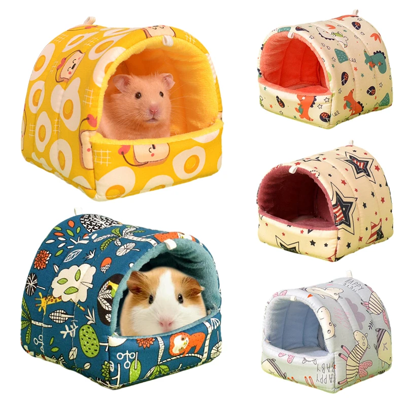 Hamster-House-Mini-Cage-Ferret-Hammock-For-Rodents-Large-Guinea-Pig ...