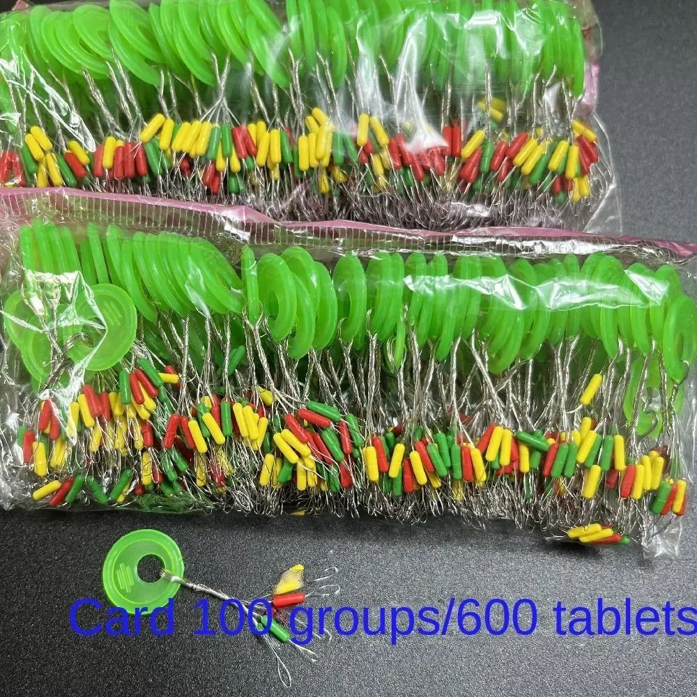 600pcs-100-Groups-Float-Rubber-Stopper-Fishing-Bobber-Stopper-Float ...