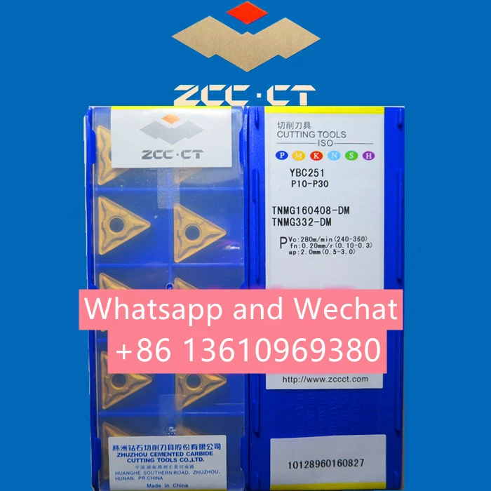 Original ZCCCT CNC carbide insert TNMG160404/08 PM YBC251 TNMG160404/08 ...