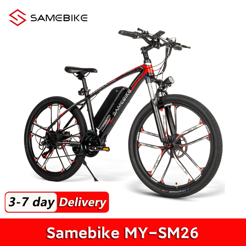 SAMEBIKE-MY-SM26-Electric-Bicycle-350W-26-inch-Mountain-Bike-48V-10AH ...