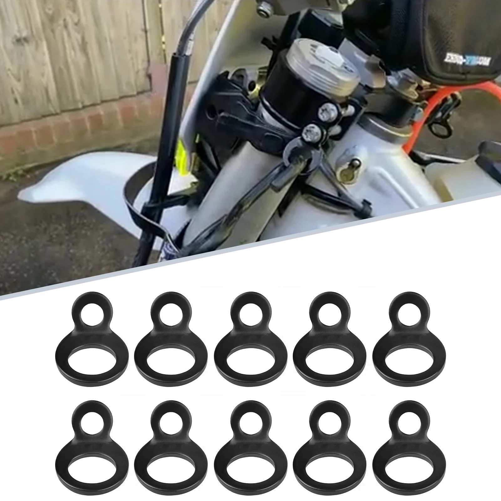 10pcs-Tie-Down-Strap-Rings-for-Motorcycle-Dirt-Bike-ATV-UTV-Attach-Tie ...
