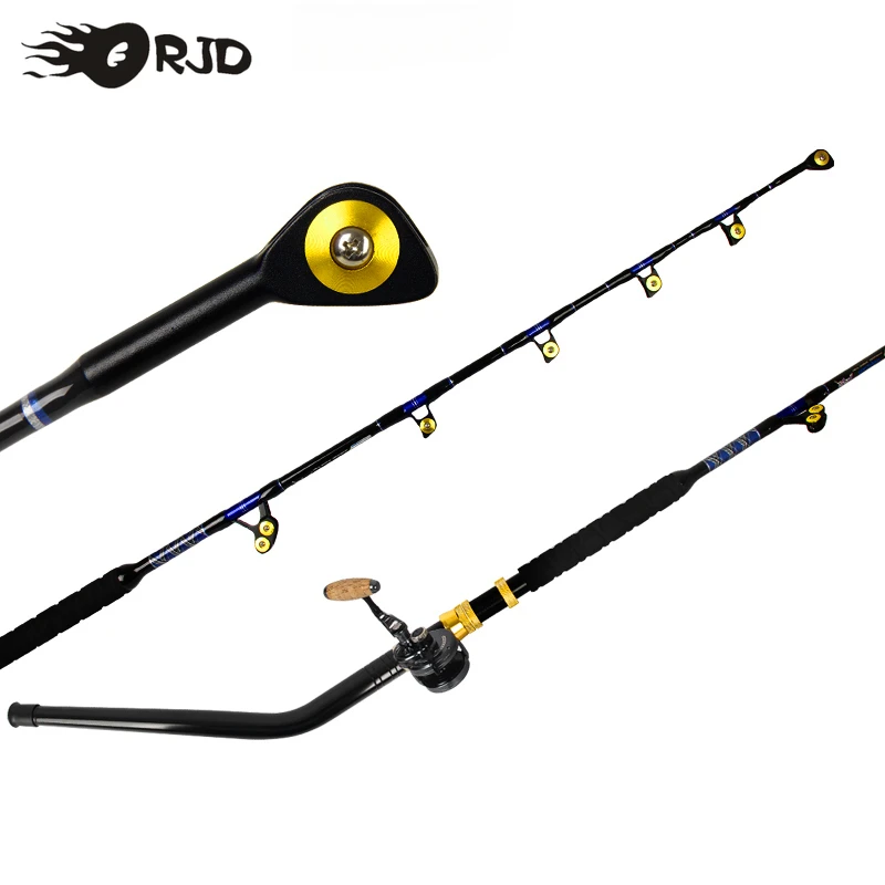 Saltwater-Offshore-Heavy-Trolling-Rod-Ocean-Boat-Fishing-Pole-Big-Game ...