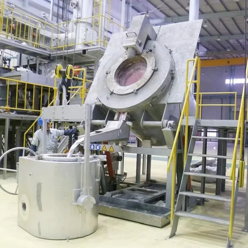 Horno De Fundici N De Aluminio Con Capacidad De 500kg Recipiente Para