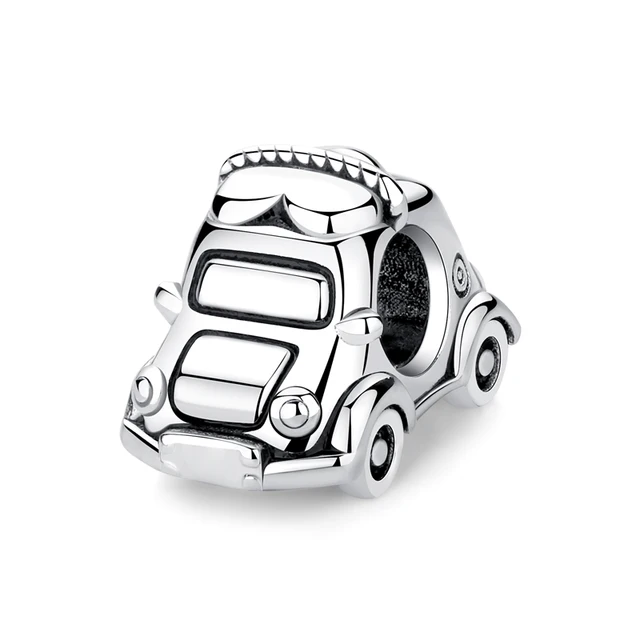 Charms 925 Sterling Silver Original Fit Pandora Bracelets Car Bus ...